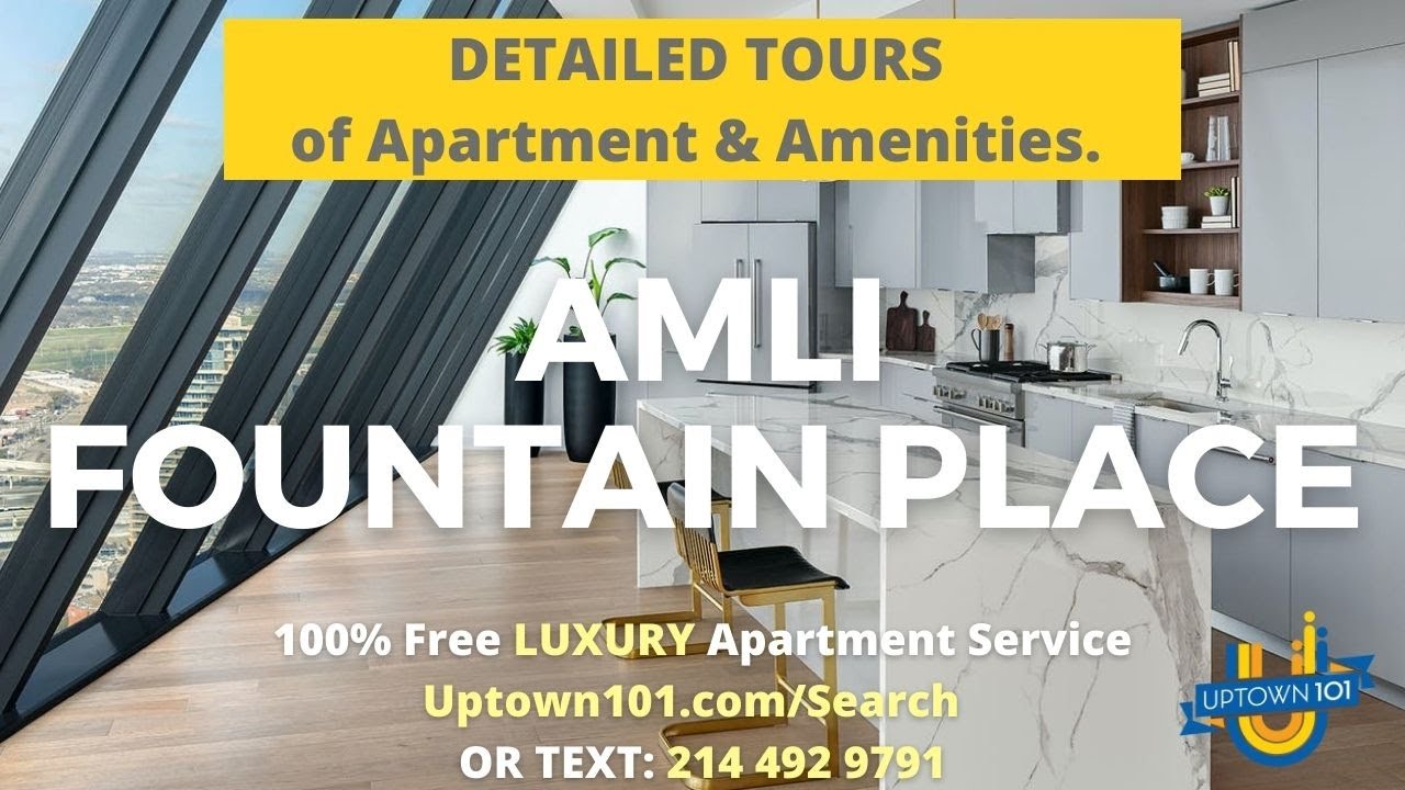 AMLI Fountain Place | STUNNING Sky Lounge! - Uptown Dallas Apartments